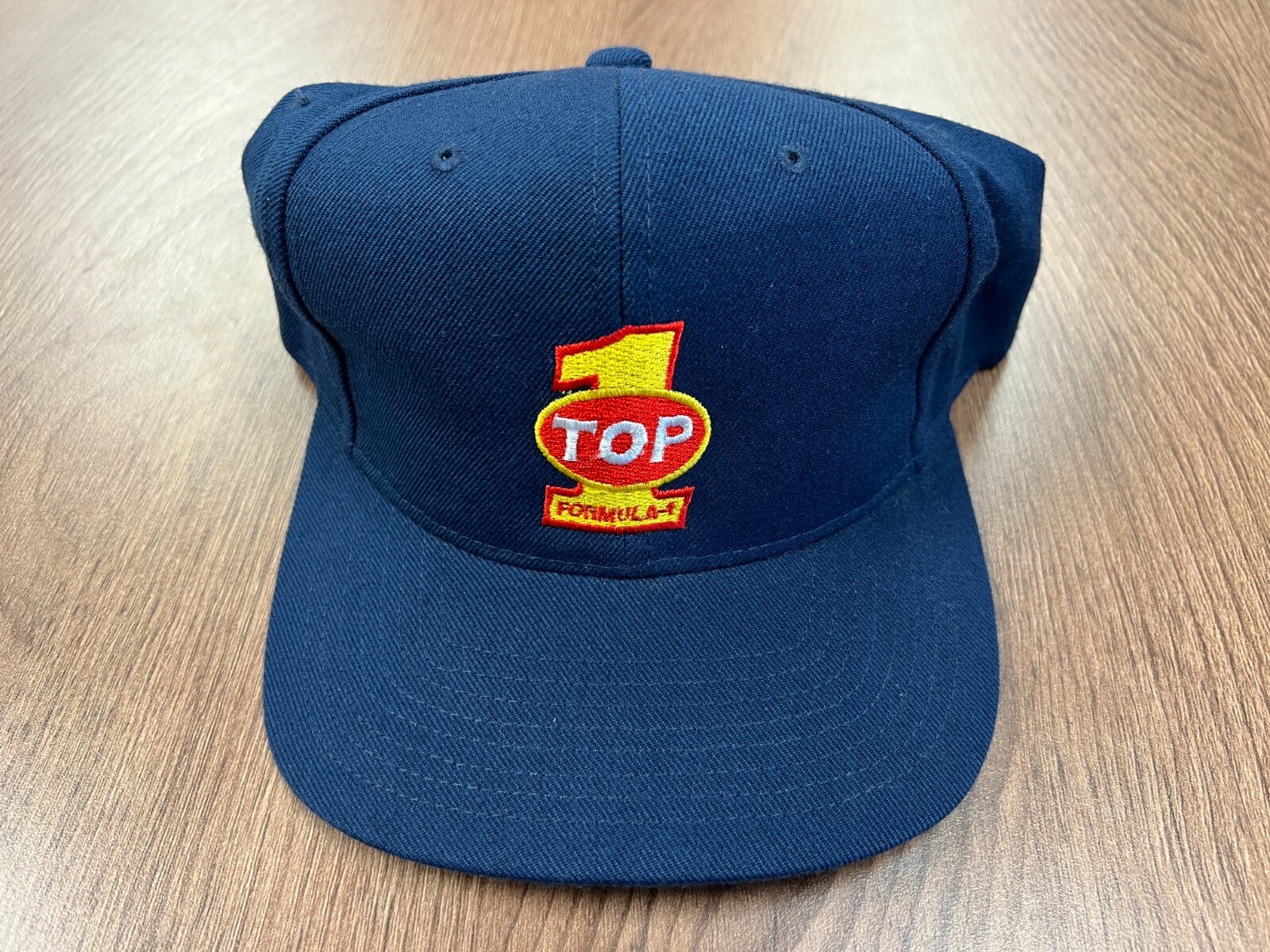 VINTAGE TOP 1 FORMULA 1 SNAPBACK HAT SYNTHETIC OIL RA… - Gem