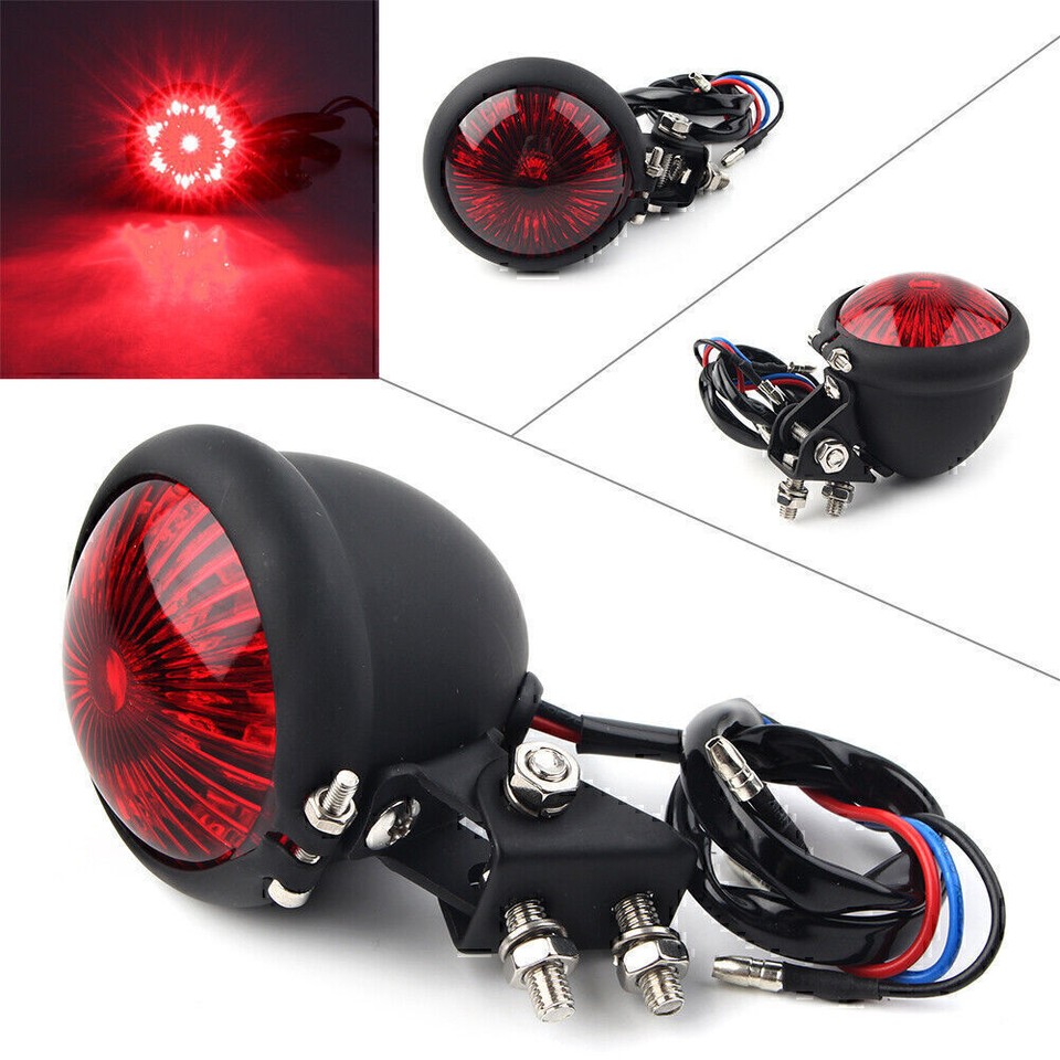 12V LED Rücklicht Bremsrücklicht Bremslicht für Harley Bobber Cafe ...