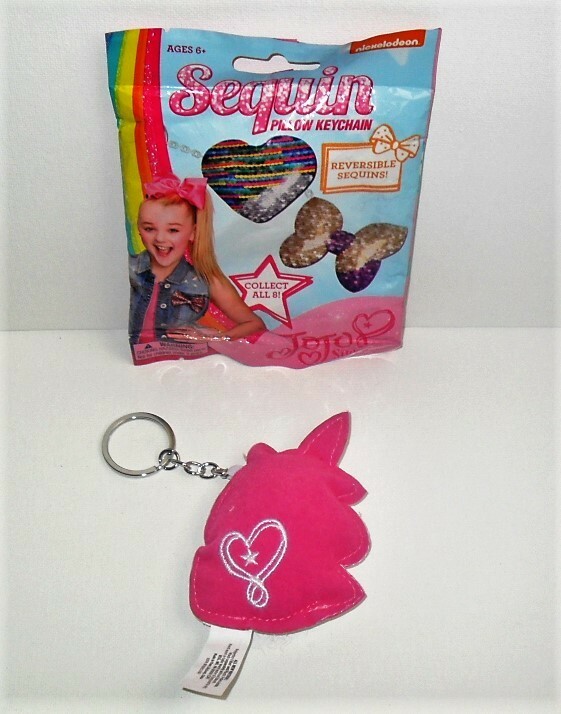 NICKELODEON JOJO SIWA SEQUIN PILLOW KEYCHAIN UNICORN JUST AS PICTURED ...