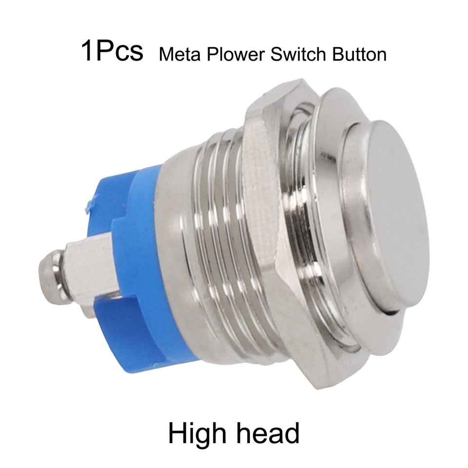 Power Switch Push Button Switch Screw Screw Type 16mm 16mm Hole Metal ...