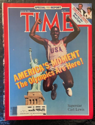 Time Magazine - July 30, 1984 - Carl Lewis - Olympics | eBay