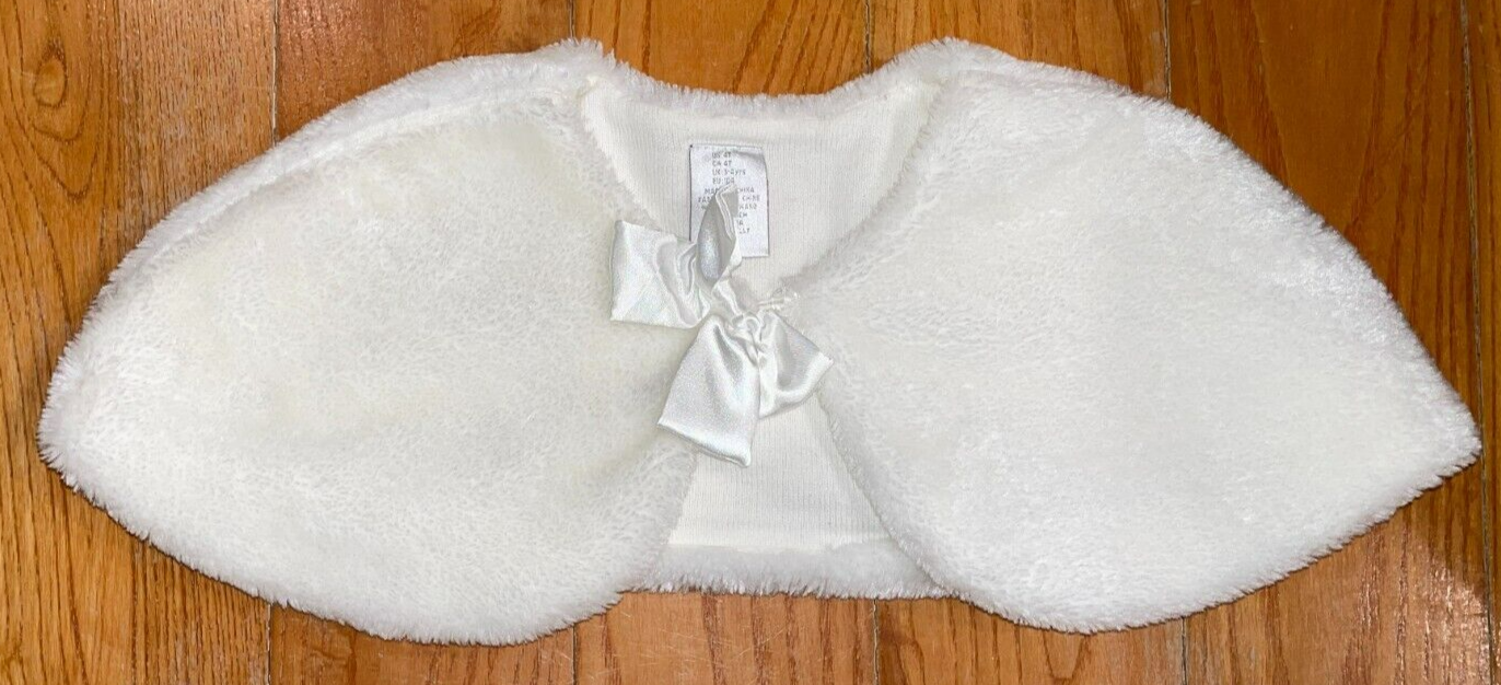 Unbranded: Girl's White Dress Cape, Size 4 years | eBay