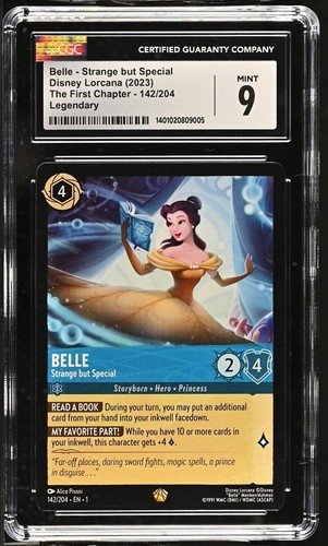 Lorcana The First Chapter Legendary Belle Strange but Special 142/204 ...