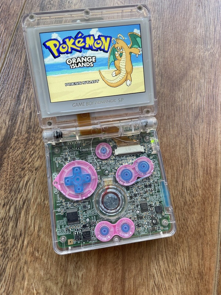 Nintendo Gameboy Advance SP GBA IPS V5 Backlit Lcd Console AGS 101 ...