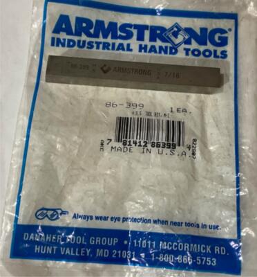 Armstrong 86-399 7/16 H.S.S. Tool Bit M-2 USA | eBay