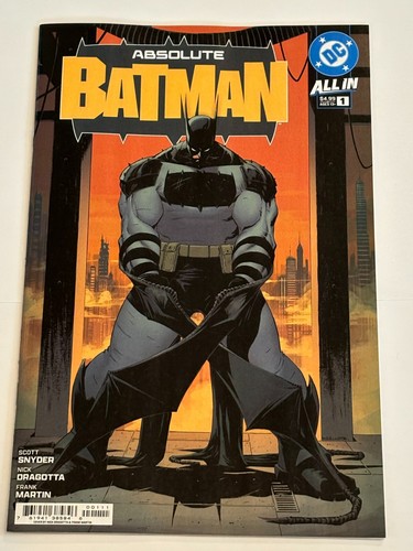 Absolute Batman 1 first print 1st printing Scott Snyder Nick Dragotta ...