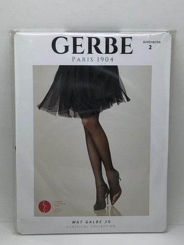 Collants Femme GERBE Mat Galbe 20 Taille 2 couleur Anthracite Neuf ...