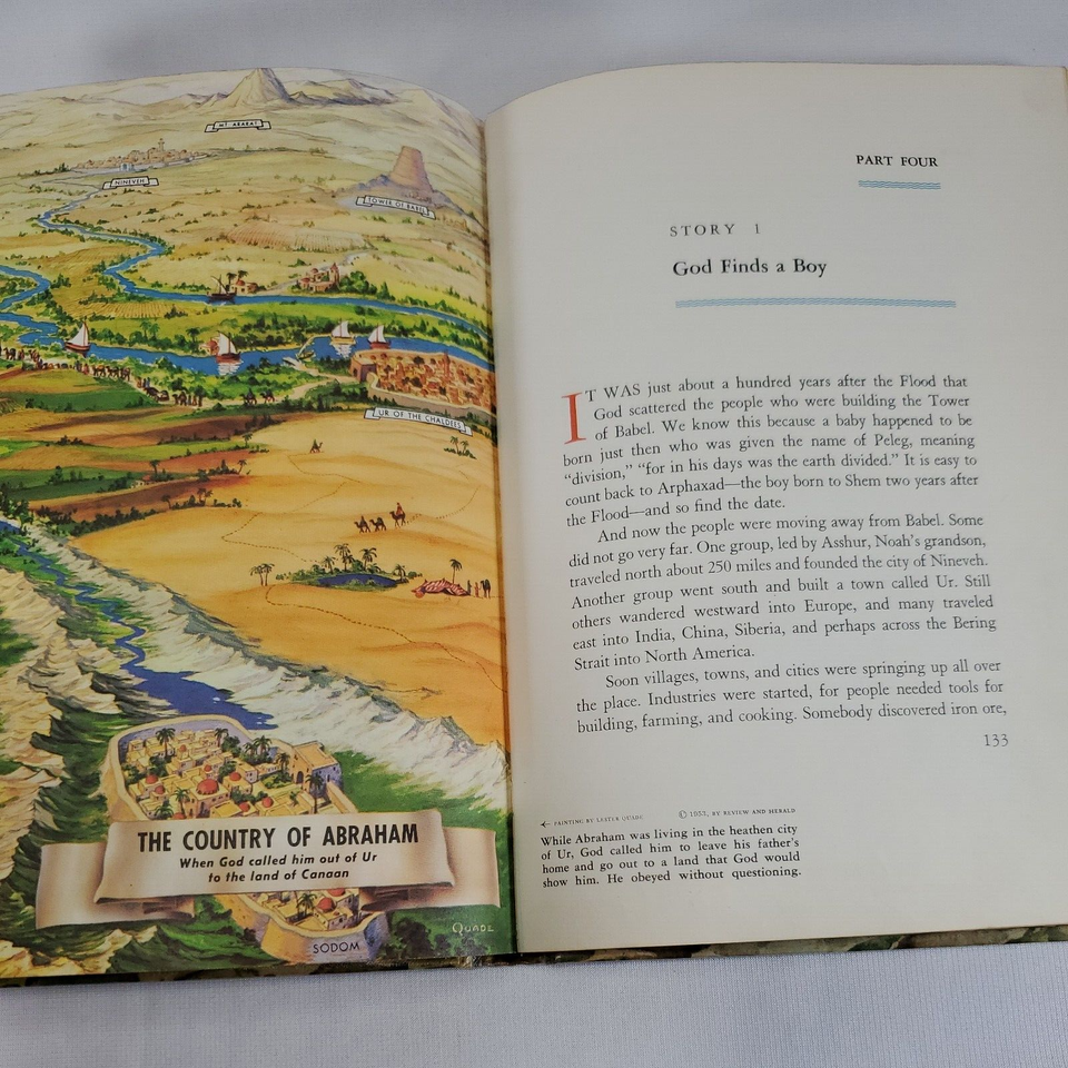 The Bible Story by Arthur s. Maxwell Volume 1 Hardcover 1975 Creation ...