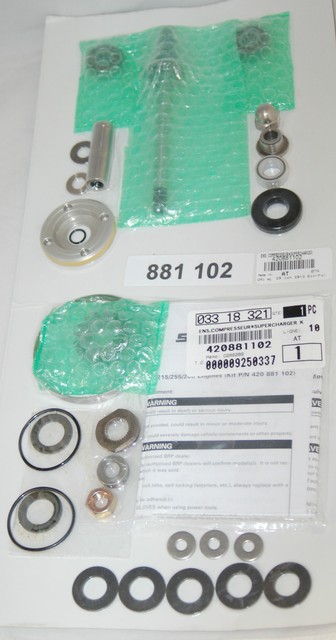 SEADOO OEM BRP 215/255/260hp Supercharger Rebuild Kit RXT RXP GTX ...