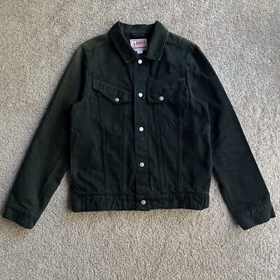 Rare Sample Volcom Stone Age X Baker Collab Black Denim Jacket Limited ...