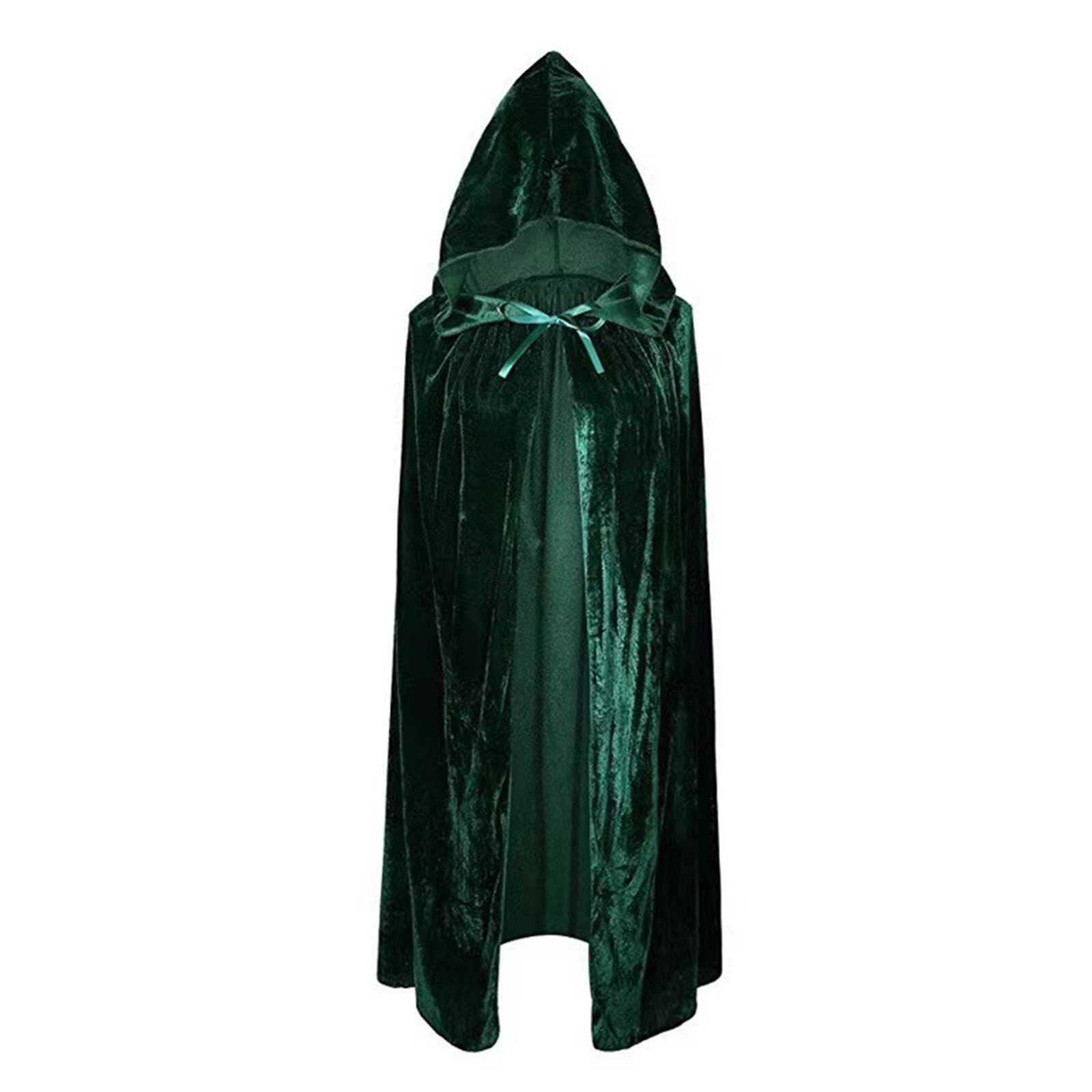 Masquerade Party Accessory Golden Velvet Halloween Cloak Cape with ...