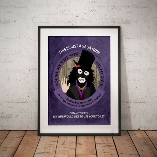 The League of Gentlemen - PAPA LAZAROU Character Quotes Print (3 Sizes ...