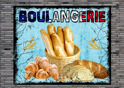 Boulangerie Signe Style antique French Bakery Wall Plaque Sign Paris ...