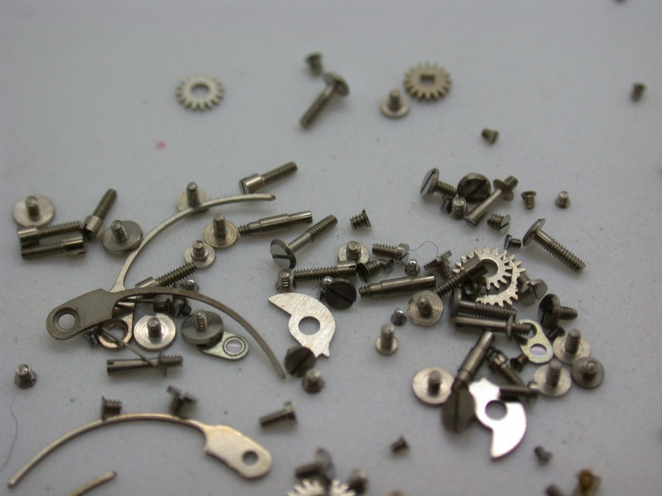 AS 992 Watch Movement Parts Most Commonly Needed Parts Stem Wheels ...