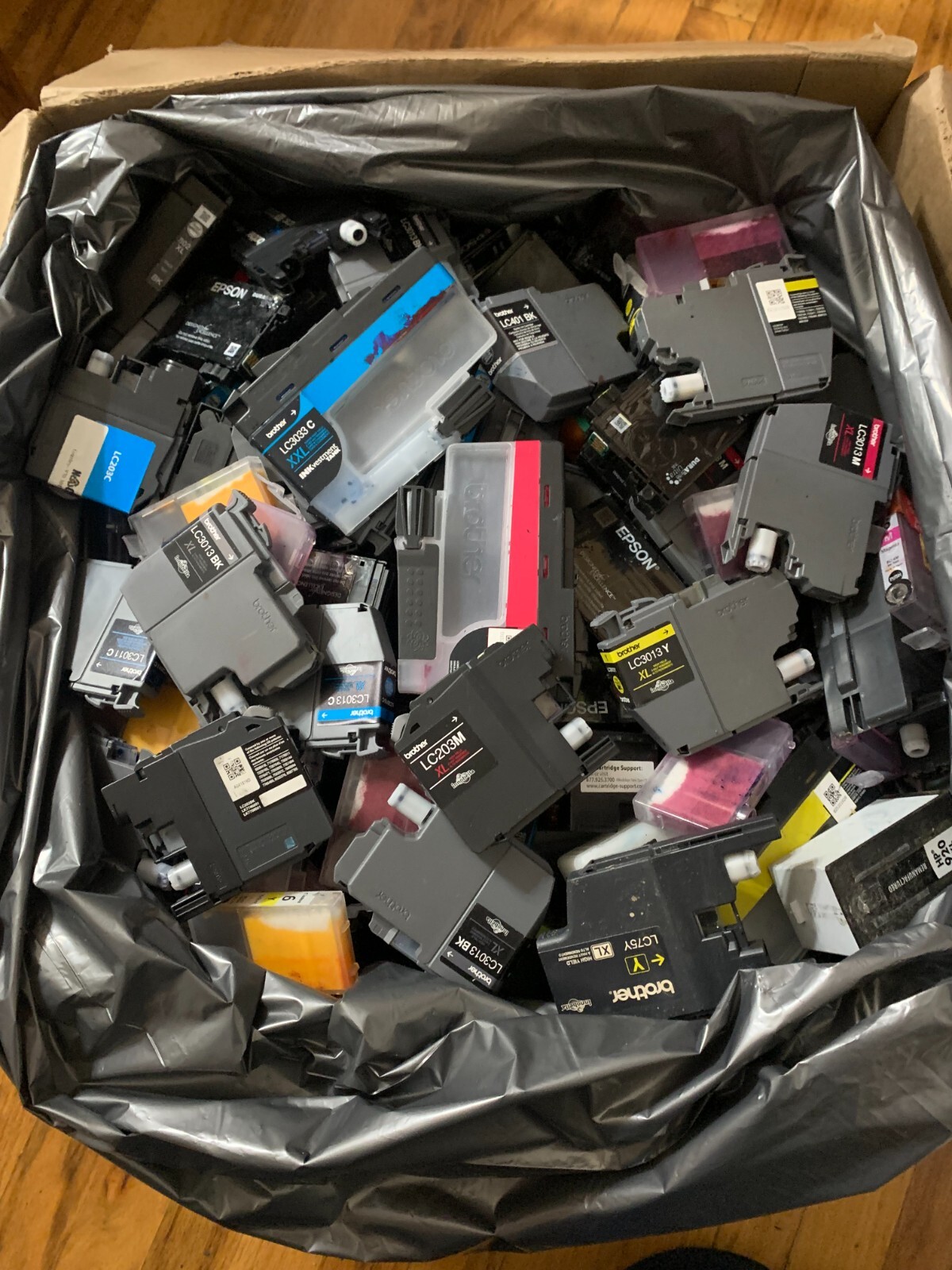 $95.00-1 lot of 470+ Virgin/ Non Virgin Empty Ink Cartridges for ...