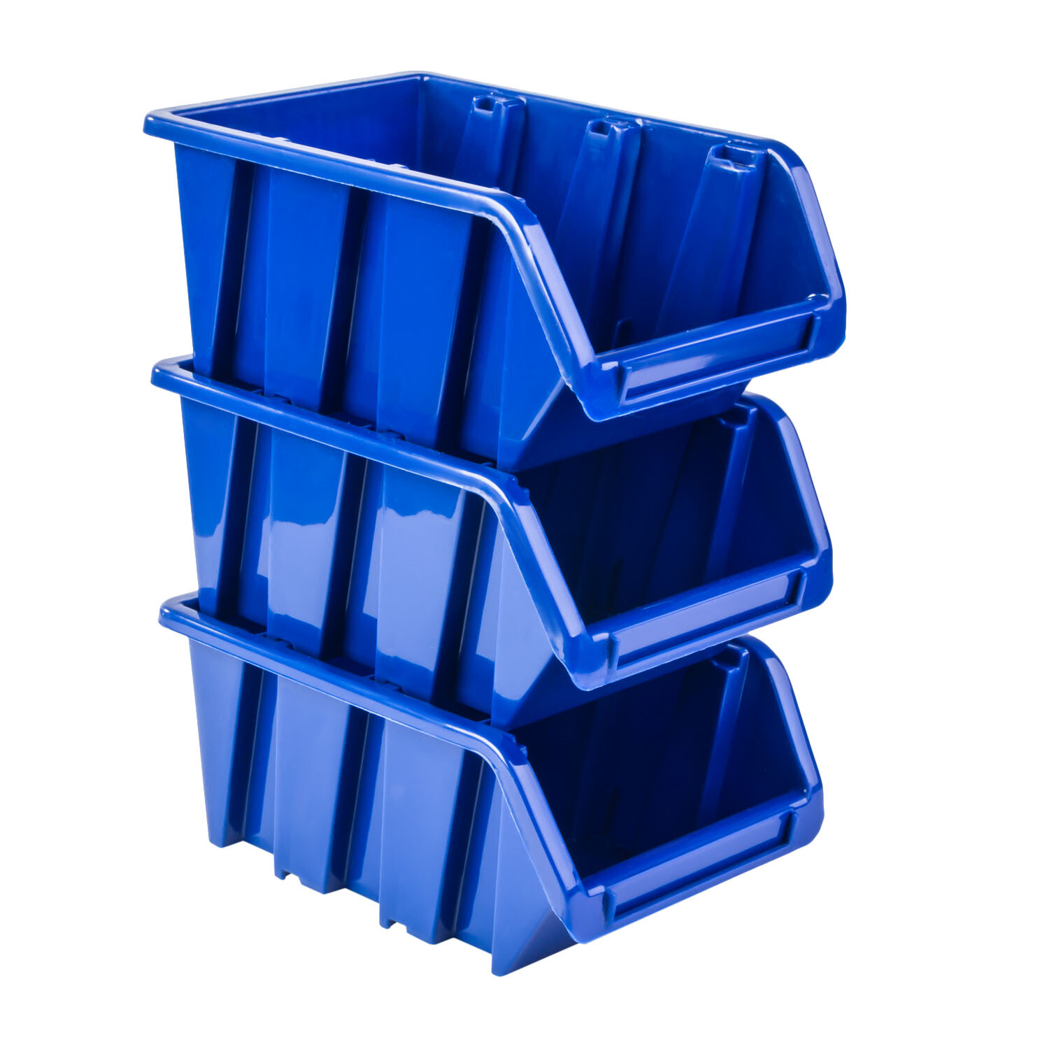 Set 100 x Stapelboxen NP6 blau Lagerboxen Sortierboxen | eBay.de