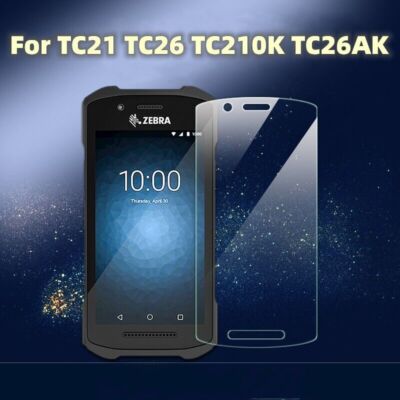 6-Pack Tempered Glass Screen Protector Film for Zebra TC21 TC26 TC210K ...