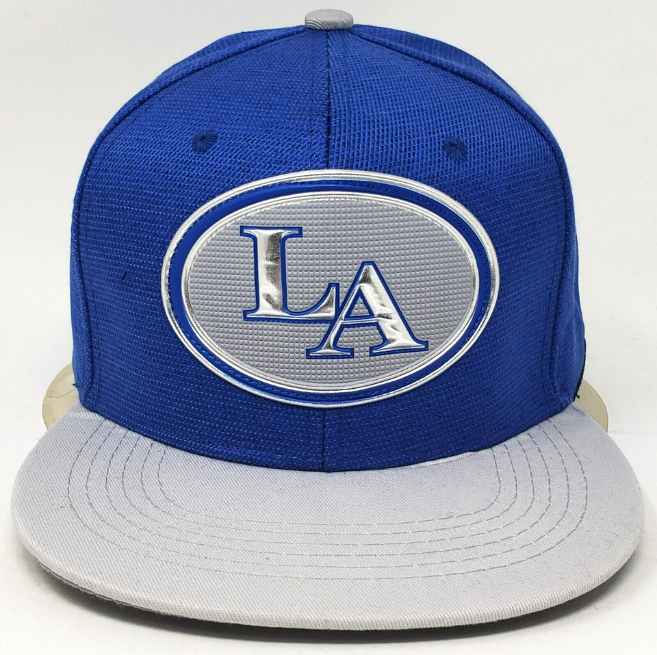 Los Angeles LA City Snapback Hat Cap Adult OSFM Adjustable Blue Gray ...