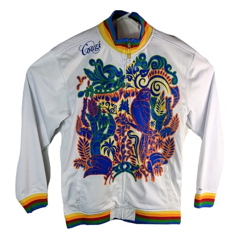 Coogi Womens Track Jacket Size XL Sweatshirt White Parrot Amazon | eBay