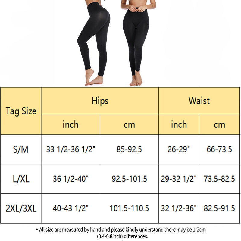 High Waist Anti Cellulite Compression Leggings Body Shaper Thigh ...
