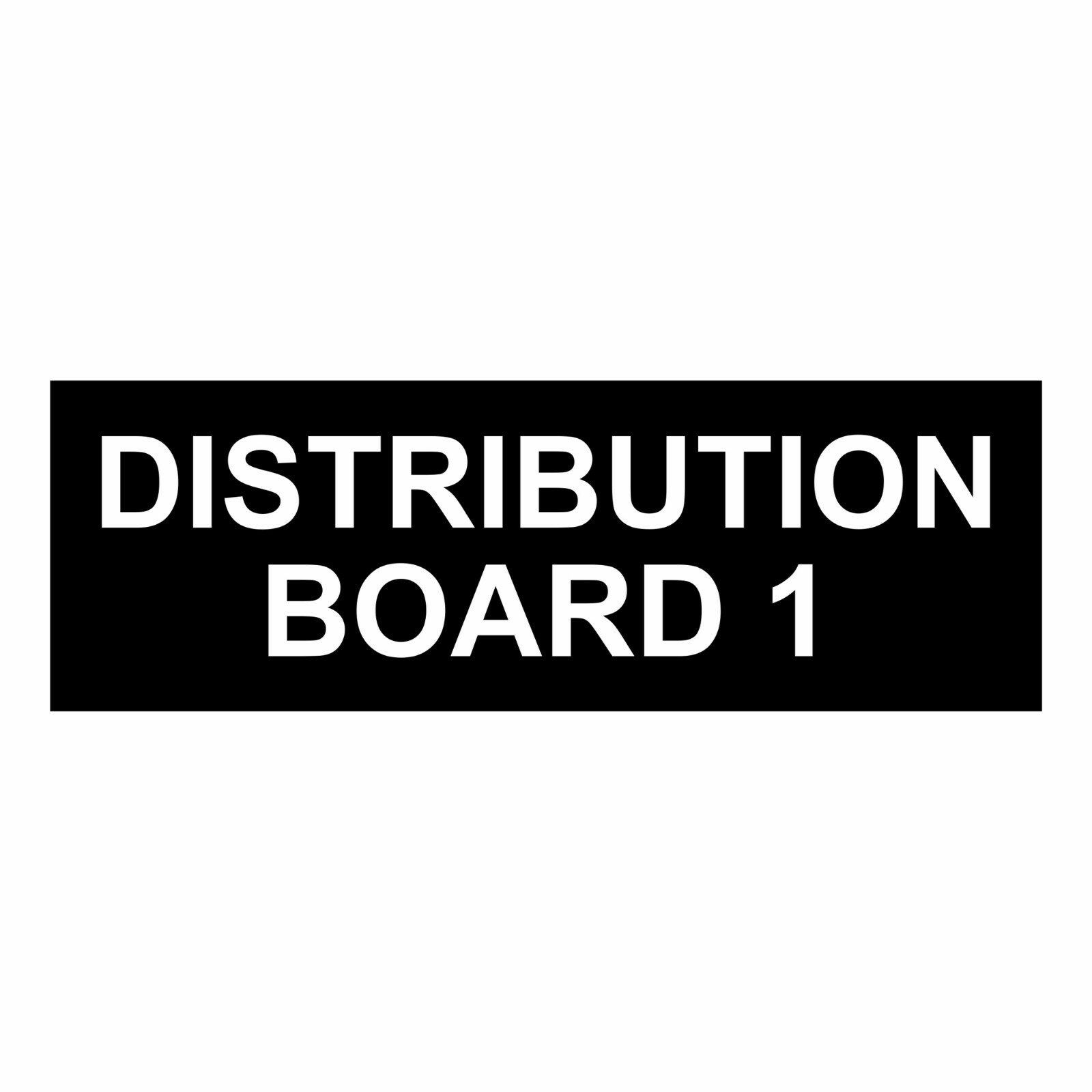 Distribution Board Sign Plaque Electrical Industrial Traffolyte labels ...