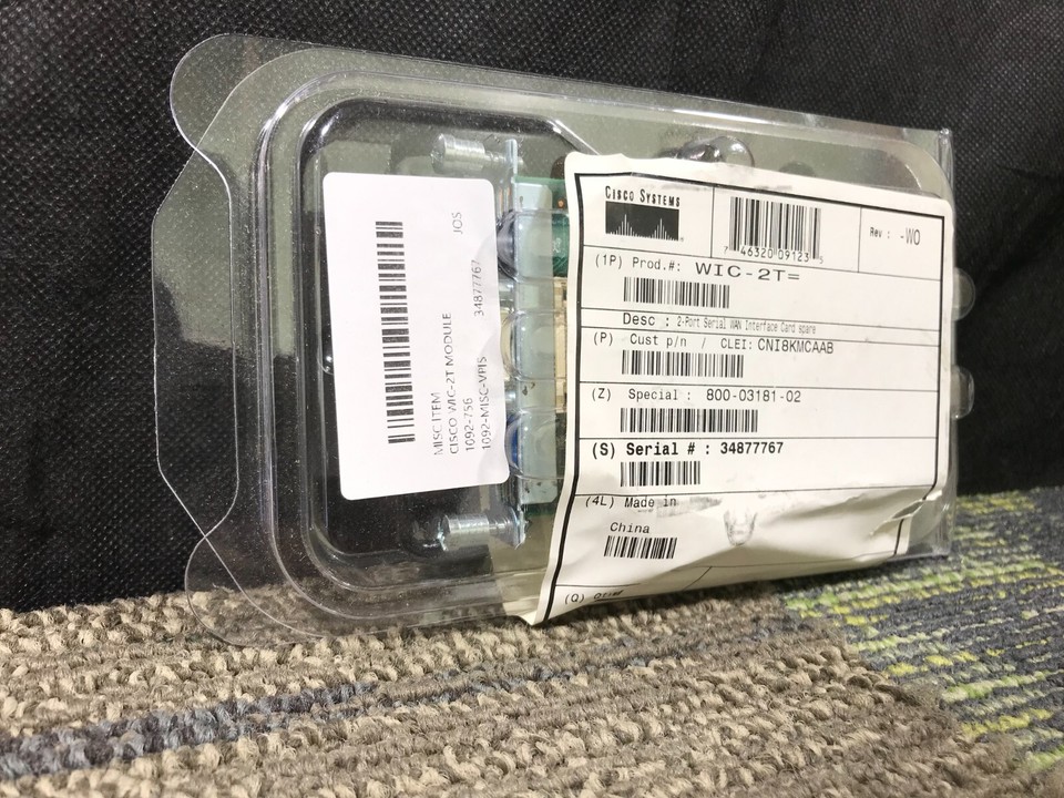 Cisco WIC-2T Router 2 Port Serial WAN Interface Card-BRAND NEW | eBay