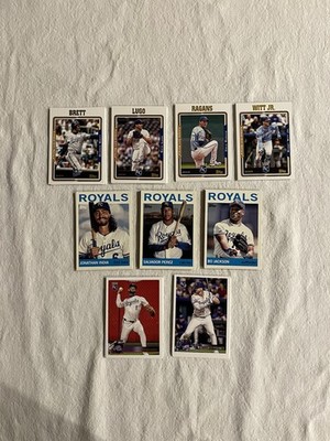 KANSAS CITY ROYALS 2025 Topps Archives BASE TEAM SET (9 cards) Witt Jr ...