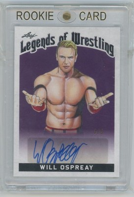 2018 Leaf Legends of Wrestling Will Ospreay # LW-WO1 Purple Autograph ...