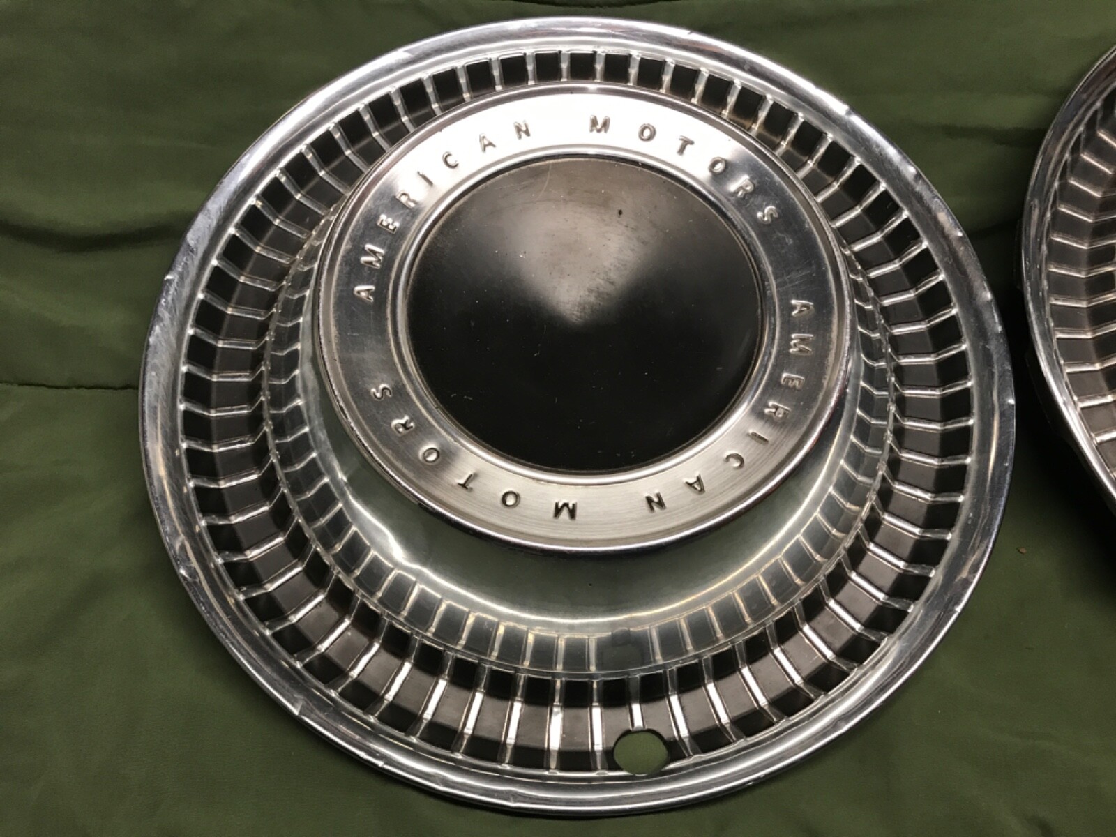 AMERICAN MOTORS AMC HUBCAPS 14” 1970’s AMC RAMBLER AMBASSADOR MATADOR ...