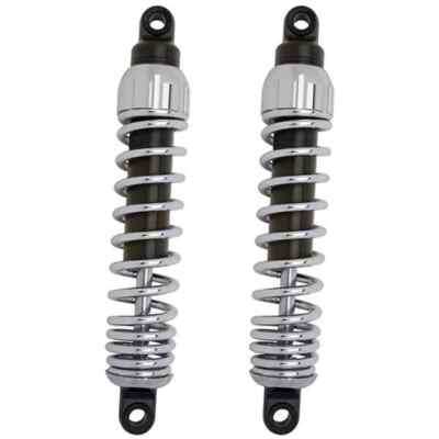 Progressive Chrome 444 Series 12.5" Standard Duty Rear Shocks Harley 84 ...