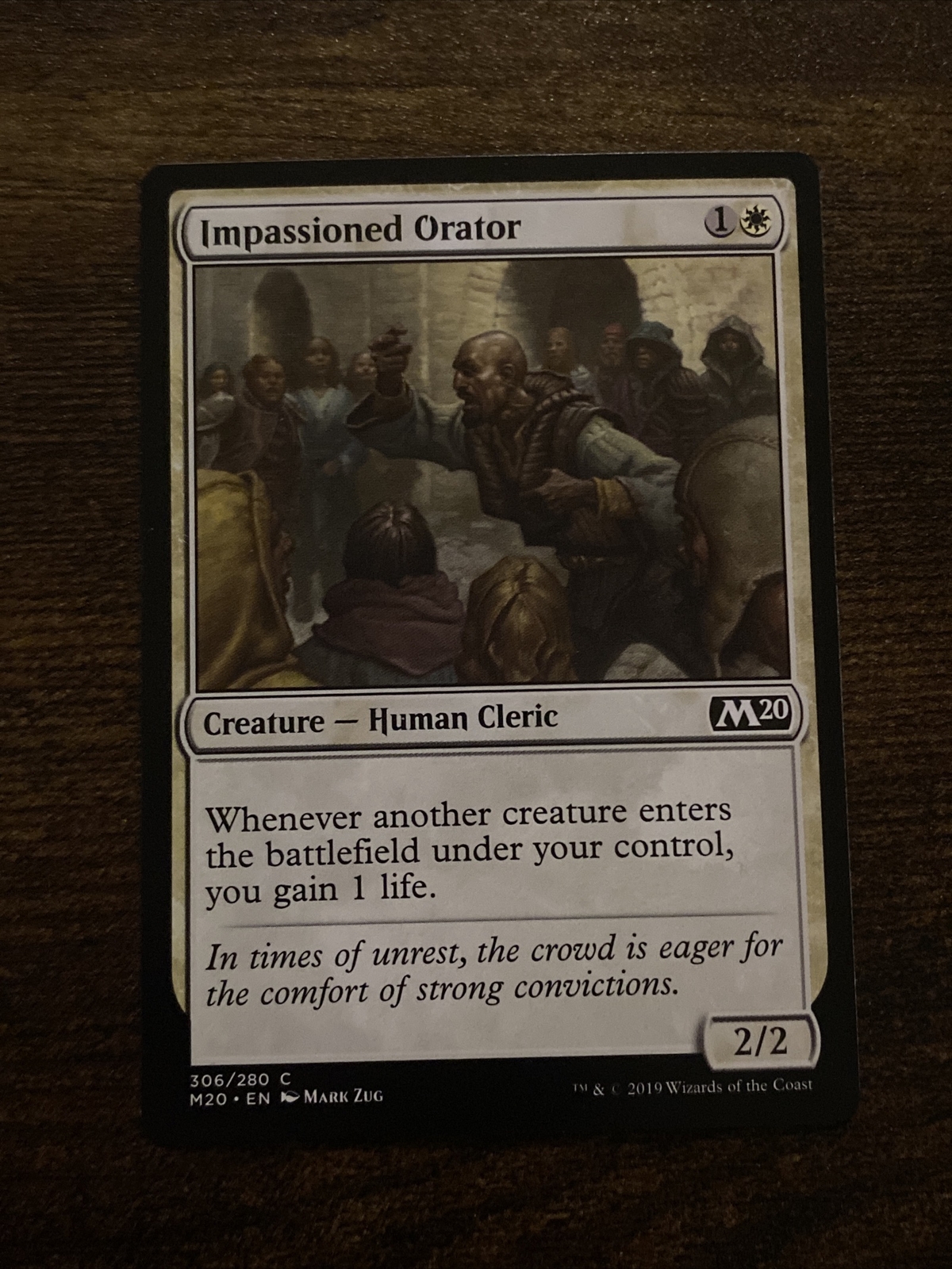 Impassioned Orator 306/280 Core Set 2020 M20 MTG Magic The Gathering ...