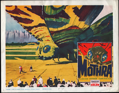 MOTHRA original 1962 lobby card TOHO SCI-FI 11x14 movie poster | eBay