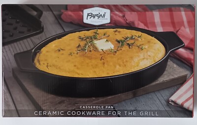 Parini Ceramic Cookware Grill New Box Glased Casserole Pan | eBay