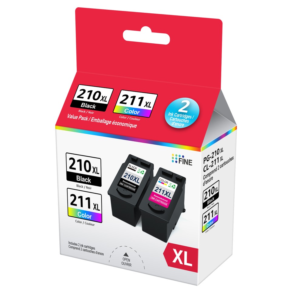 PG-210XL CL-211XL Ink replacement for Canon PIXMA MX320 MX330 MX340 ...