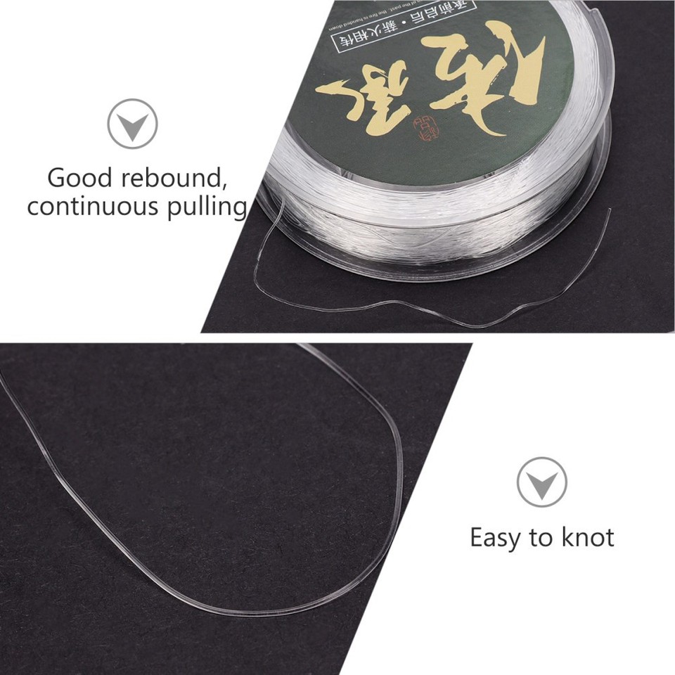 Clear Stretch Cord Elastic String Beading Threads Jewelry String | eBay UK