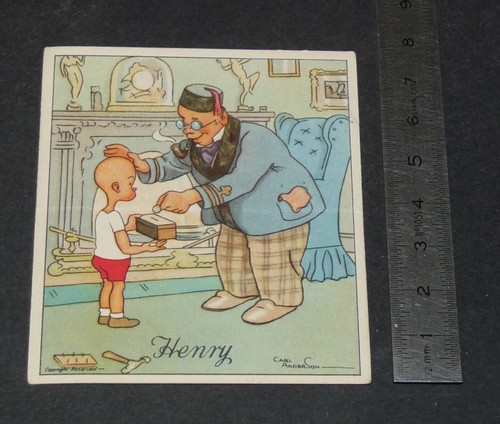 CIGARETTES CARD WIX KENSITAS 1936 HENRY CARL ANDERSON | eBay