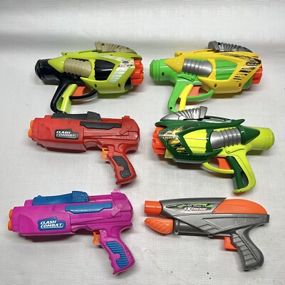 Lot of 6 Buzz Bee Toys Dart Guns Air Max 1 Tek 6 Warriors Bursters ...