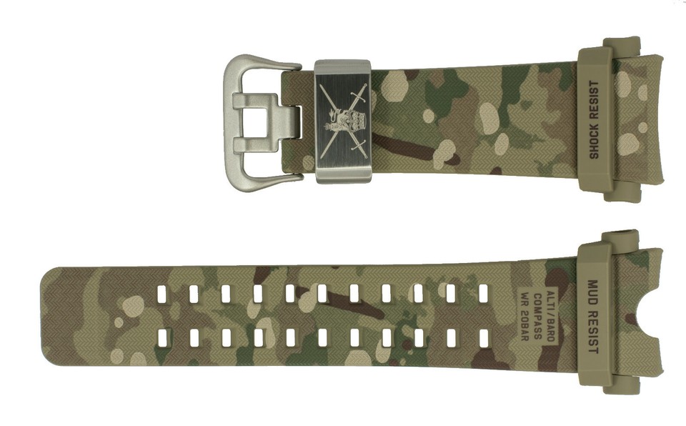 Genuine Casio Watch Strap Band GG-B100BA GG B100 BRITISH ARMY ...