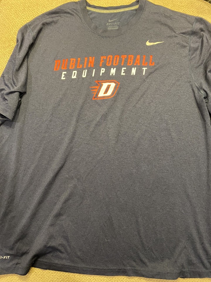 Men Nike Blue Dublin Gaels High School Jock Football Shirt 2XL | eBay