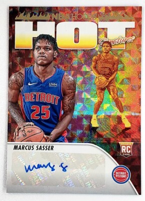 2023-24 Panini Hoops Marcus Sasser Hot Signatures Rookie Auto Asia ...