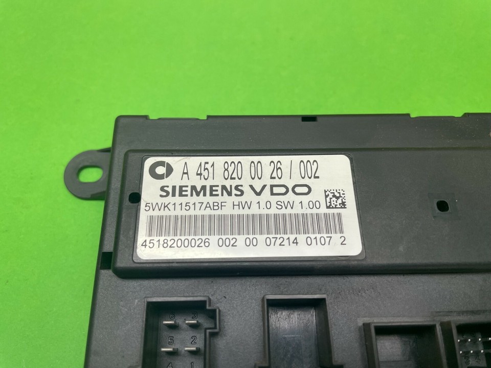 Centralita VDO Smart Fortwo 451 A 451 820 00 26 A4518200026 5WK11517ABF ...