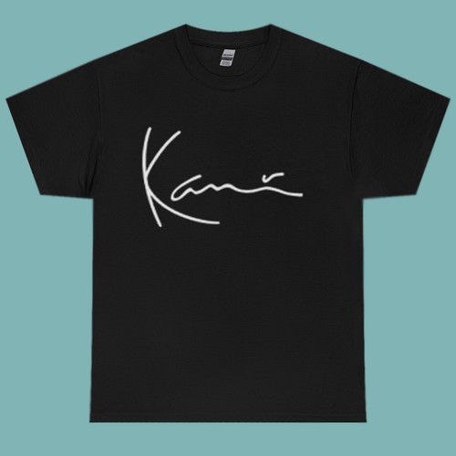 Karl Kani Signature logo t-shirt comfortable heavy cotton black size XL ...