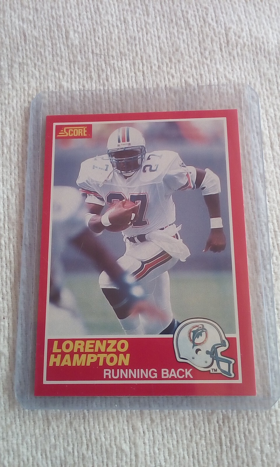1989 Score #210 Lorenzo Hampton Running Back Miami Dolphins | eBay