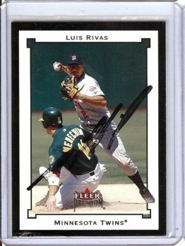 Luis Rivas 2002 Fleer Premium Card Auto Autograph | eBay