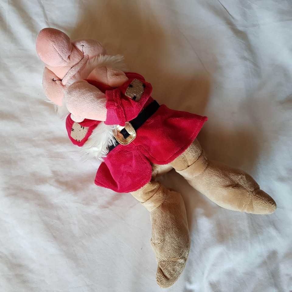 Exclusive Disney Store Grumpy DWARF Toy Plush Snow White Seven Dwarves ...