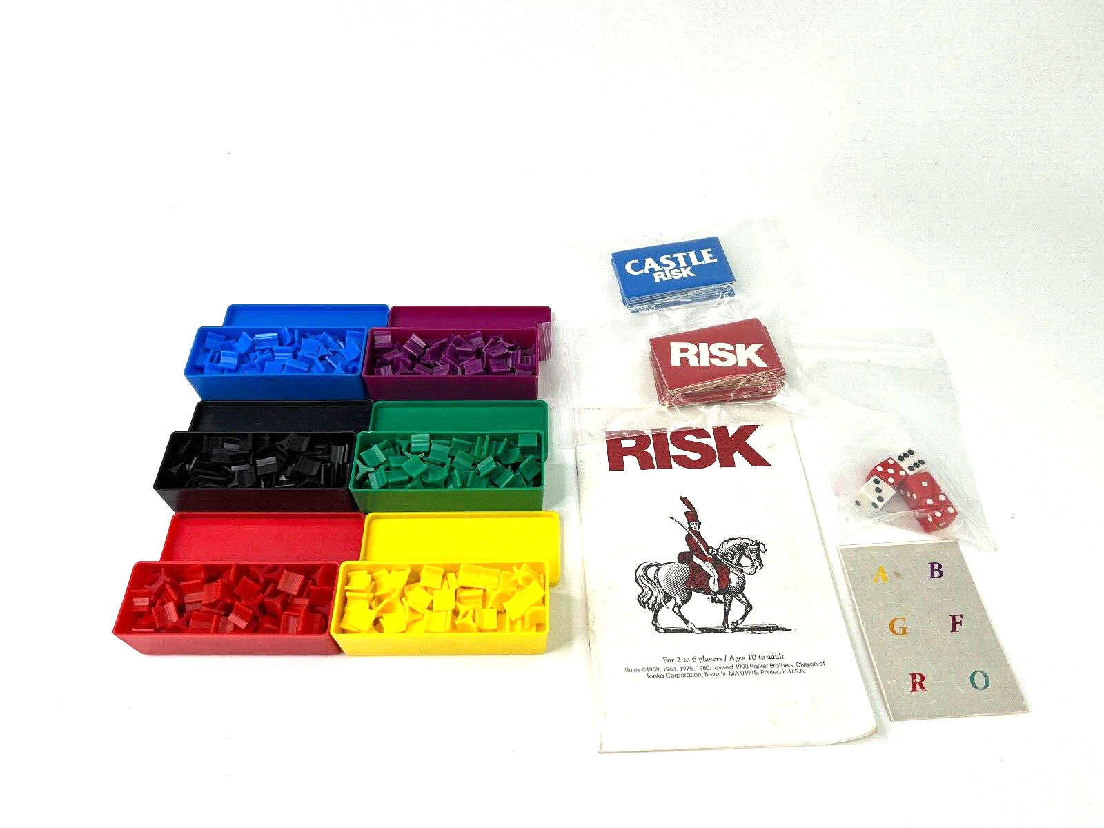 Vintage Risk/Castle Risk Board Game Replacement Pieces Parts lot | eBay