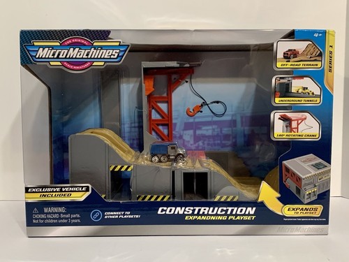 Micro Machines Construction Expanding Playset 2020 Series 1 with ...