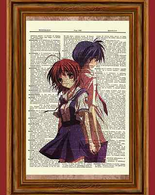 Clannad Anime Dictionary Art Print Poster Picture Nagisa Furukawa ...