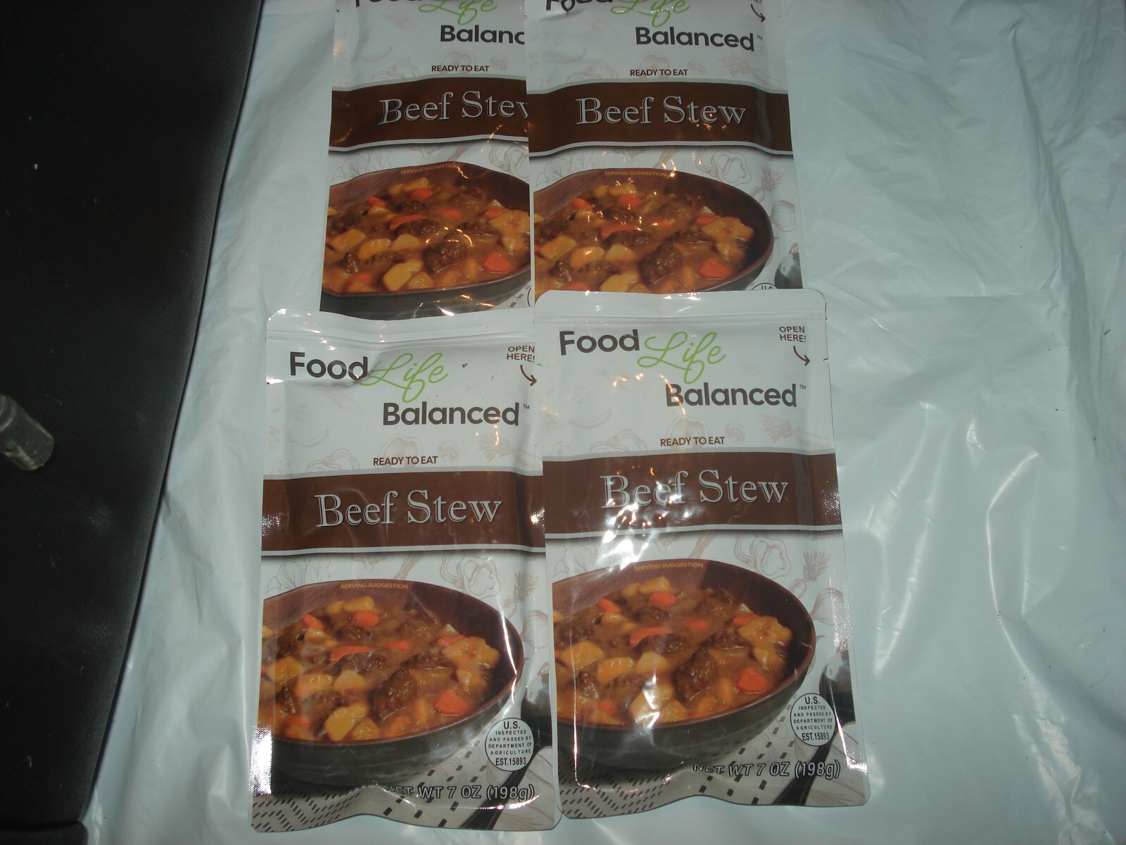 food life balanced beef stew 7oz ready to eat 4pc pictures | eBay