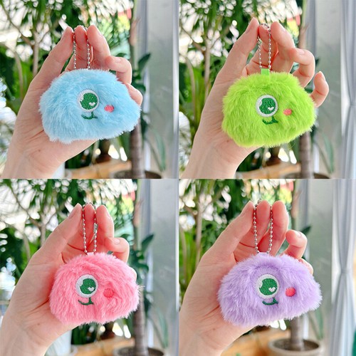 Creative Cute Plush Big Eyes Monster Keychain Cartoon Plush Pendant ...